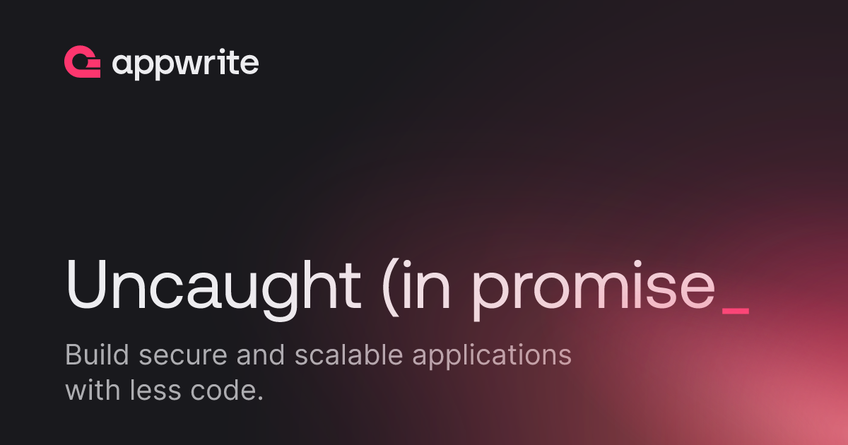 Uncaught In Promise Appwriteexception Invalid Relationship Value Must Threads Appwrite